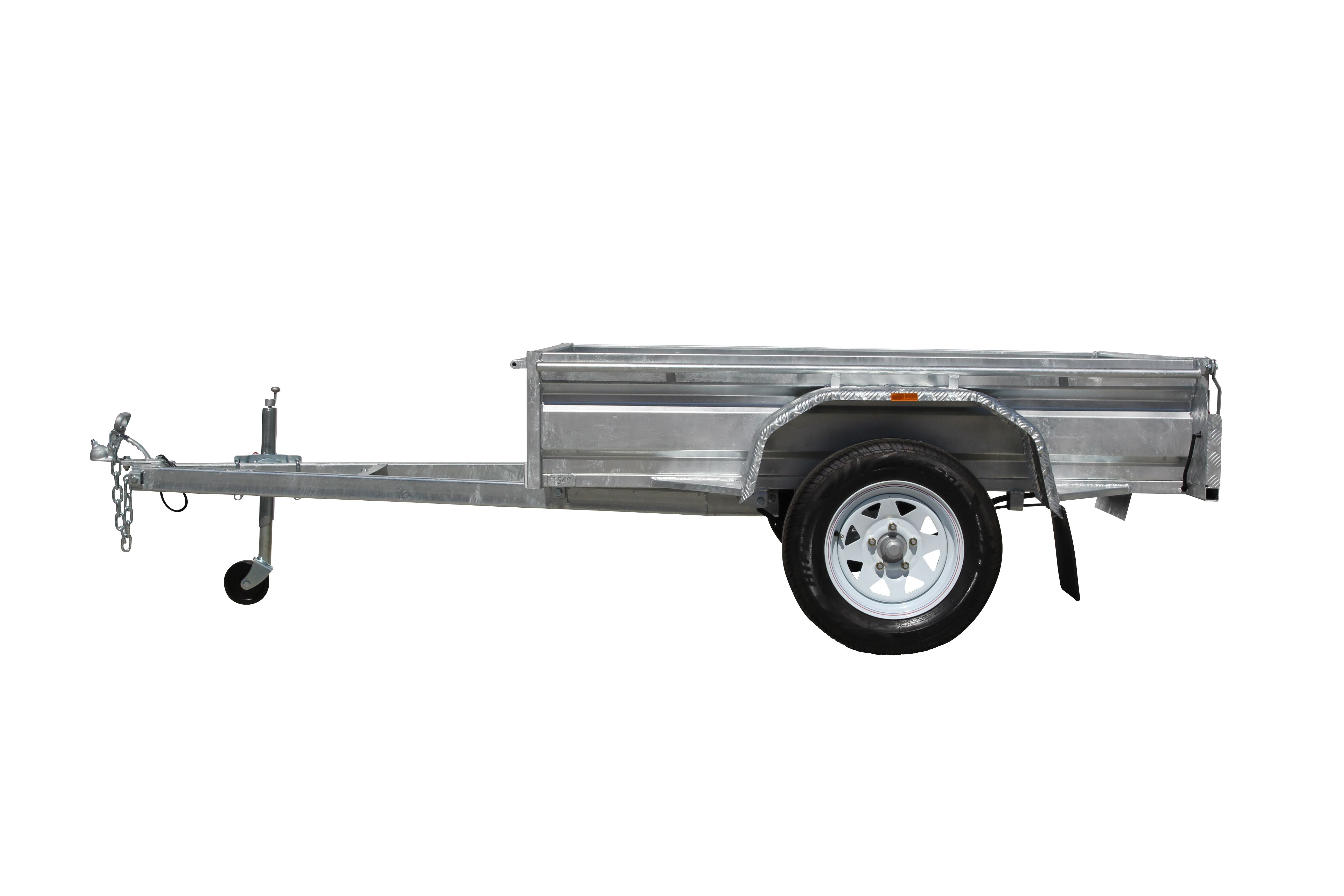 Galvanised Box Trailer 6x4 with 1’6”